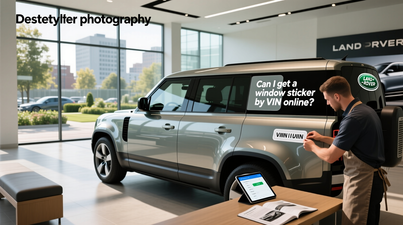 How to Choose Land Rover Window Stickers: Can I Get One by VIN Online?