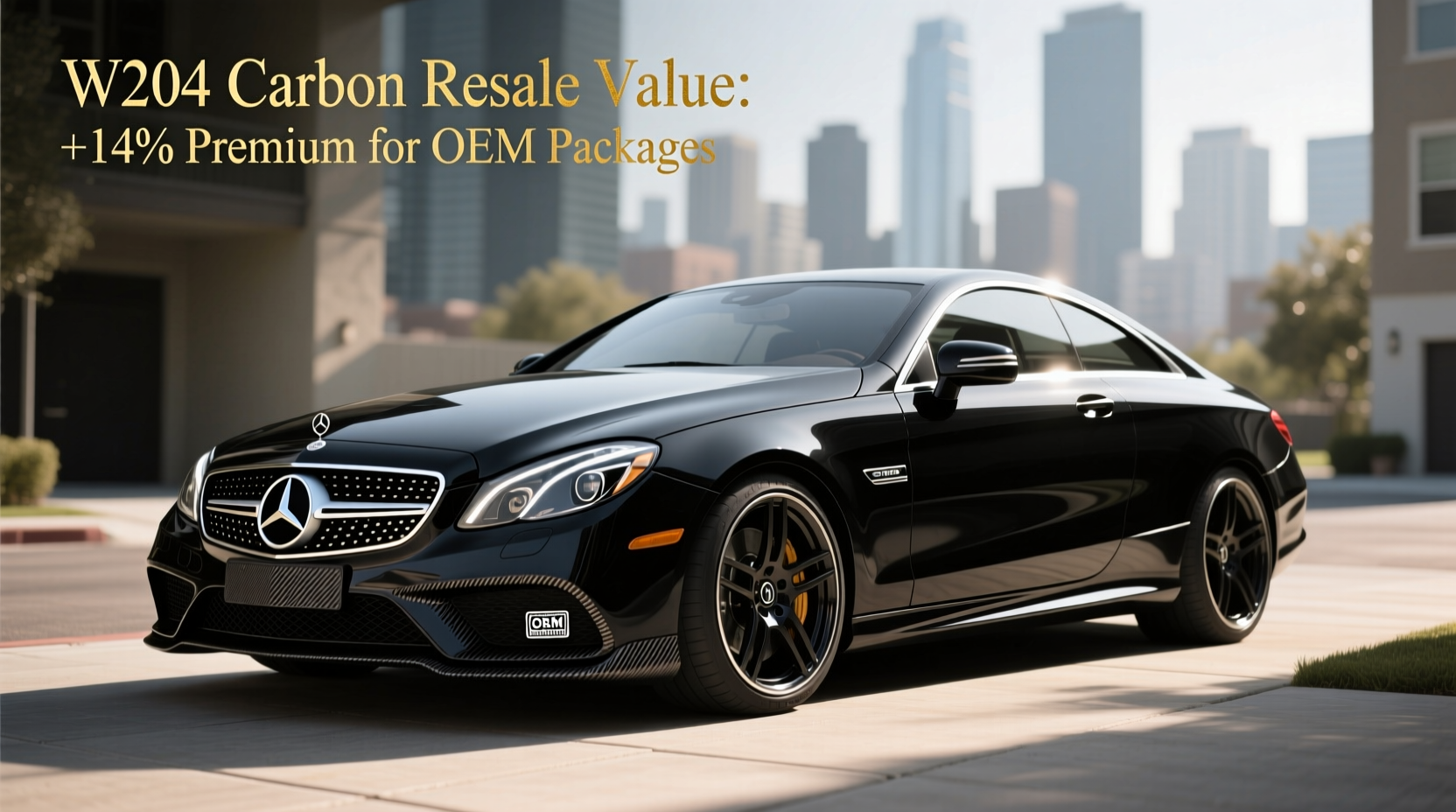 W204 Carbon Resale Value: +14% Premium for OEM Packages