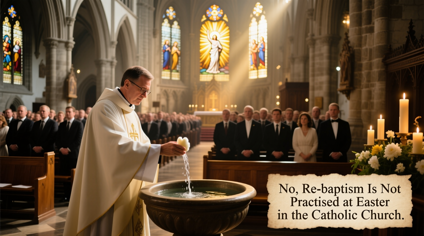 No, Re-baptism Is Not Practiced at Easter in the Catholic Church