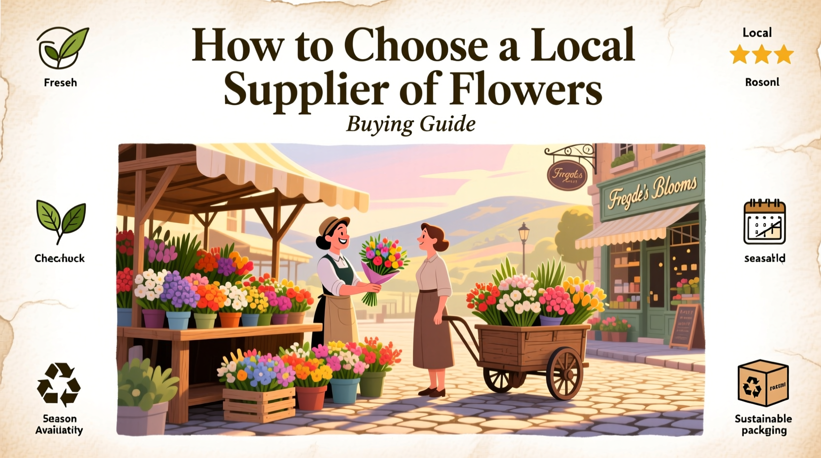 How to Choose a Local Supplier of Flowers Fredge: Buying Guide