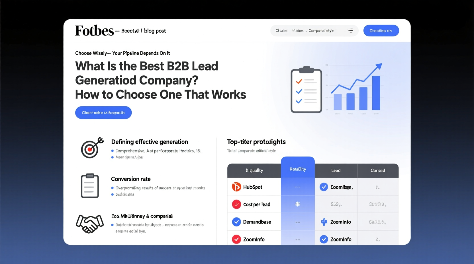 What Is the Best B2B Lead Generation Company? How to Choose One That Works