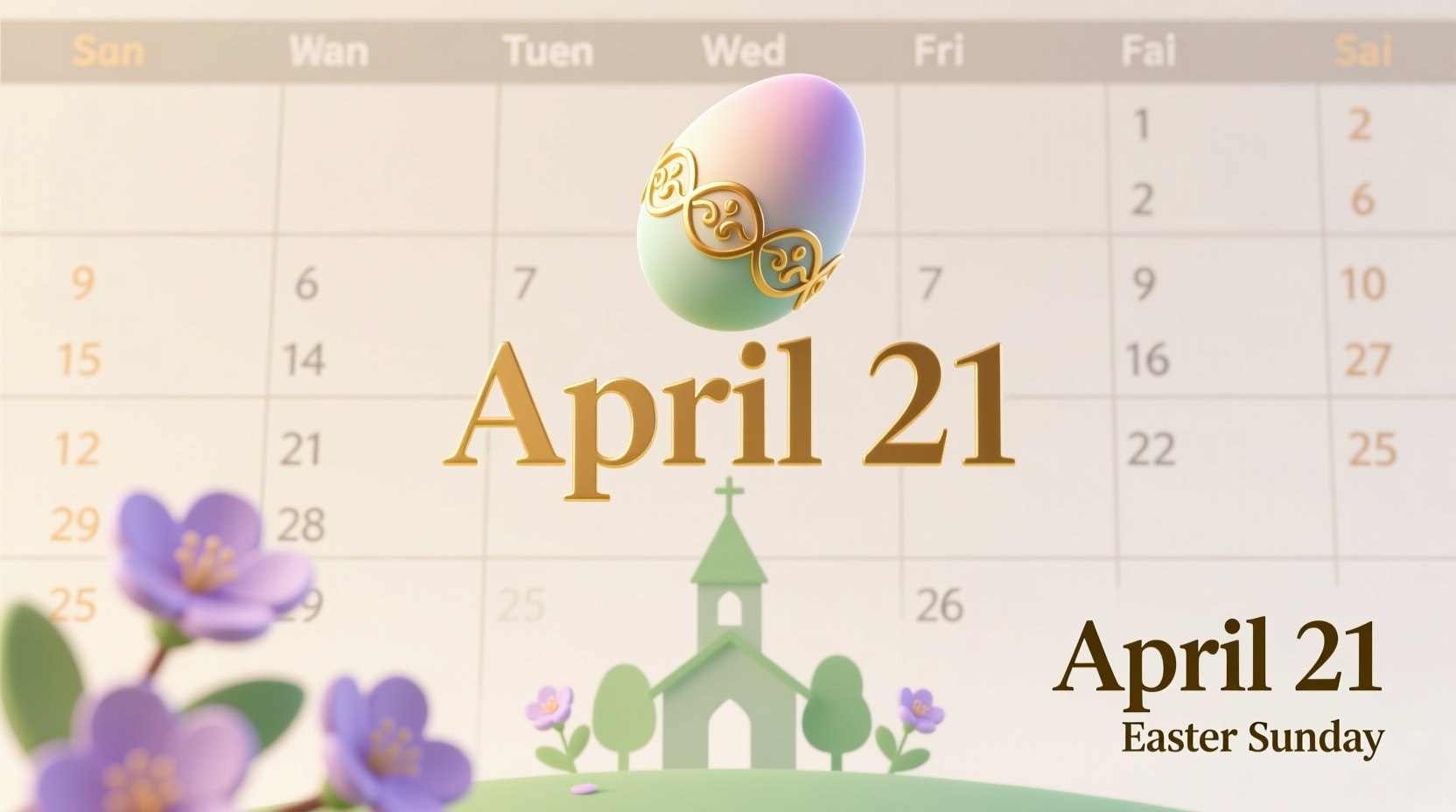 When Will Easter Be on April 21 Again?
