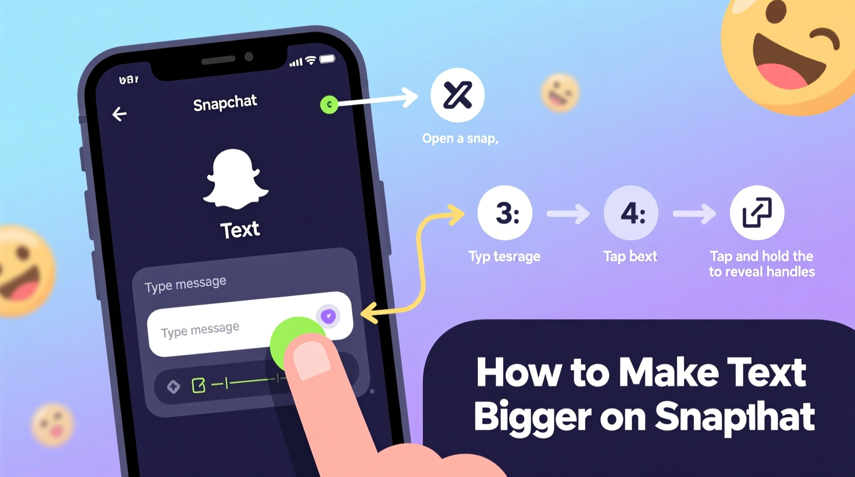 Ultimate Guide To Easily Making Text Bigger On Snapchat For Clearer ...