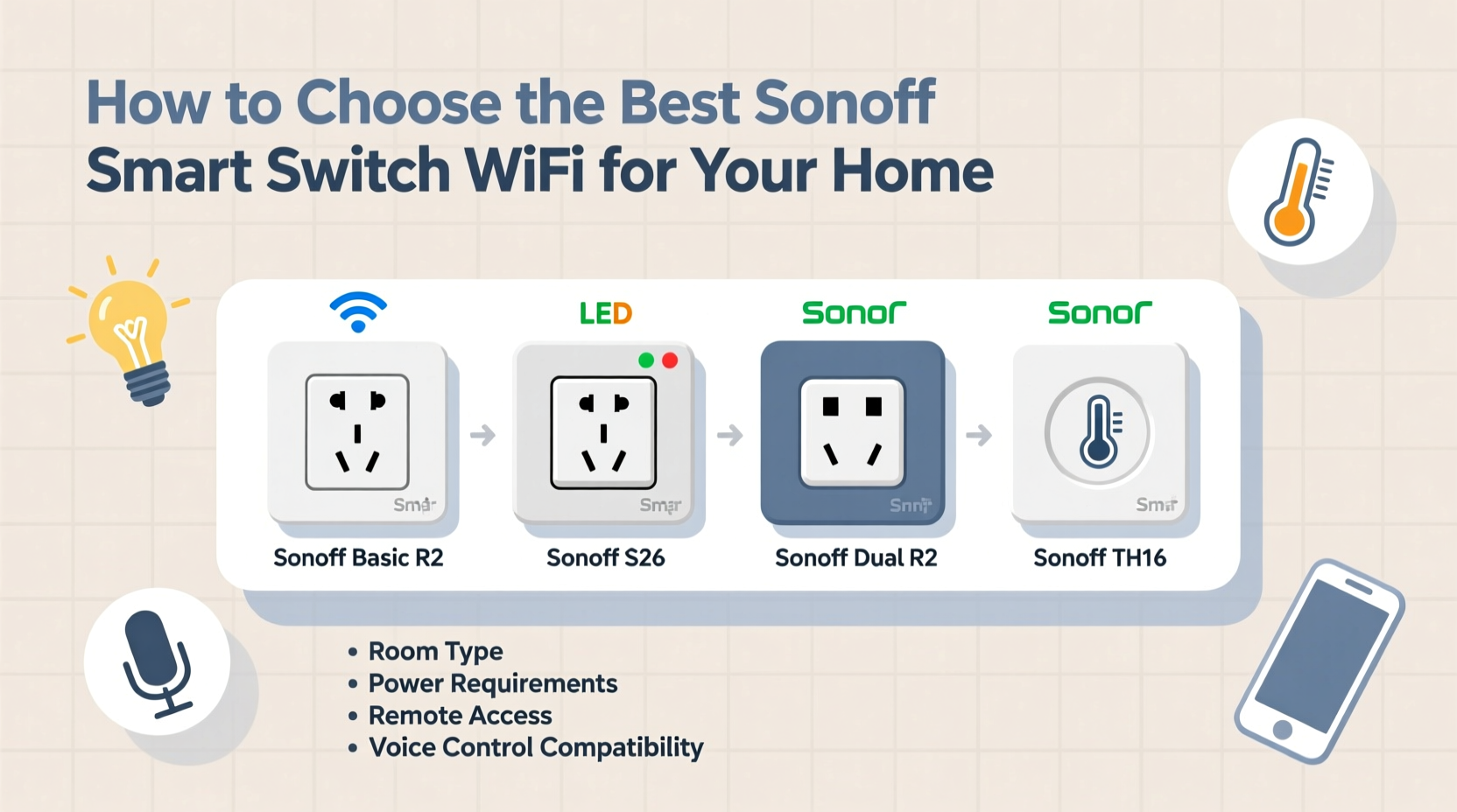 How to Choose the Best Sonoff Smart Switch WiFi for Your Home