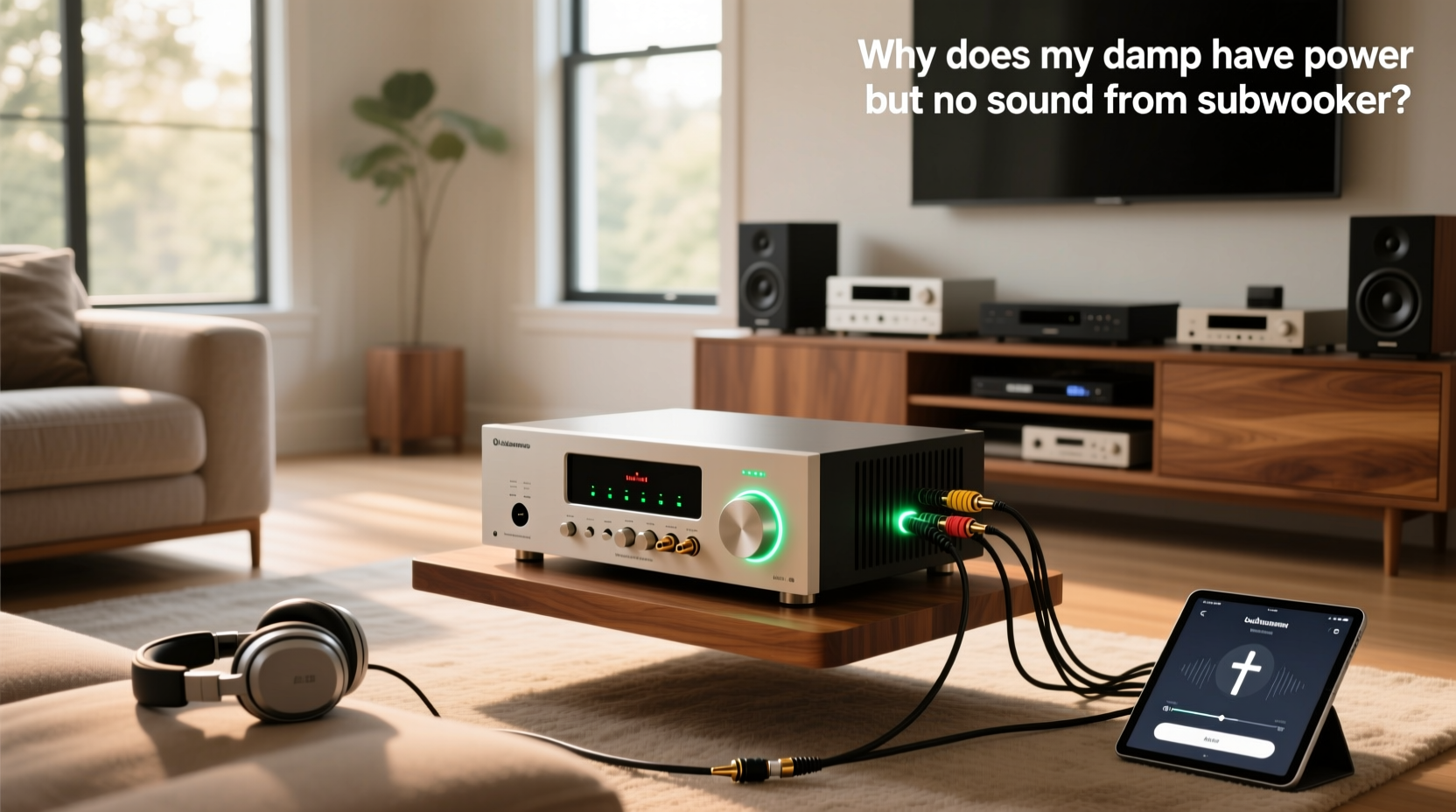 How to Fix Amp Power with No Subwoofer Sound – A Practical Guide