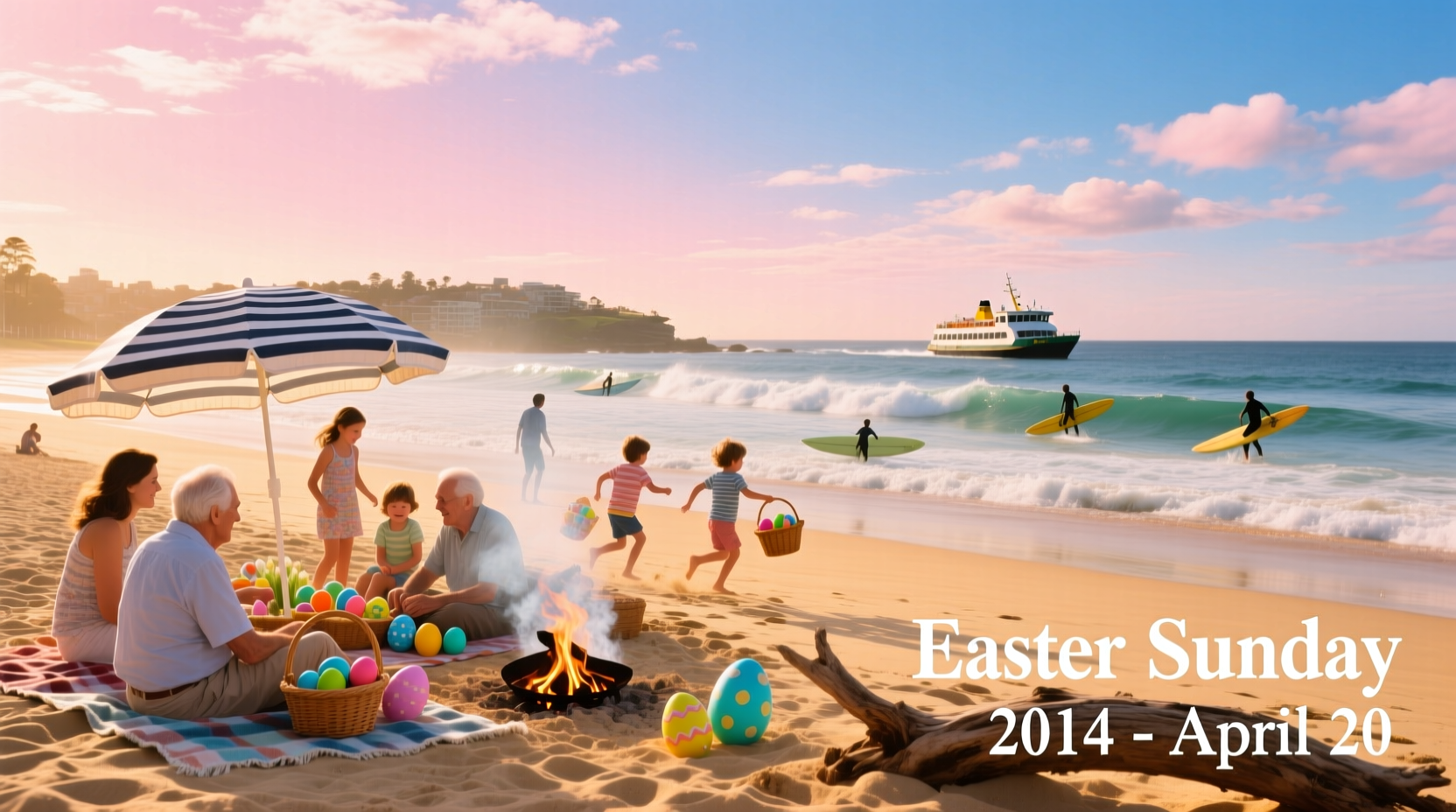 Easter Sunday in Australia 2014: April 20