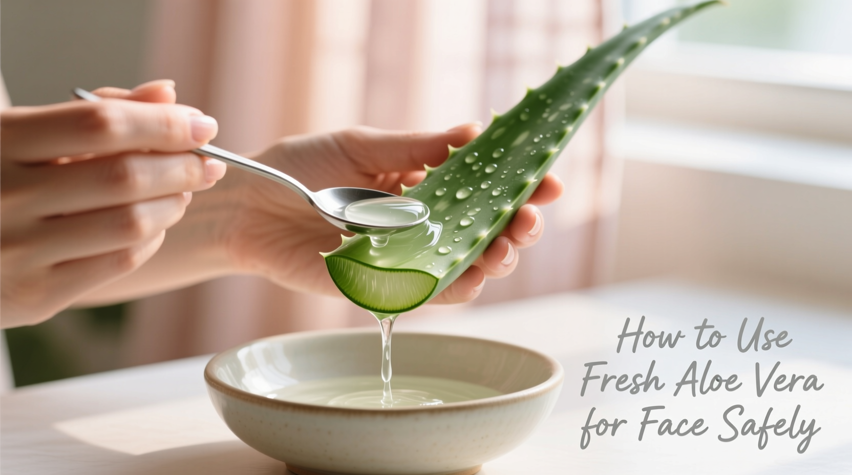 How to Use Fresh Aloe Vera for Face Safely