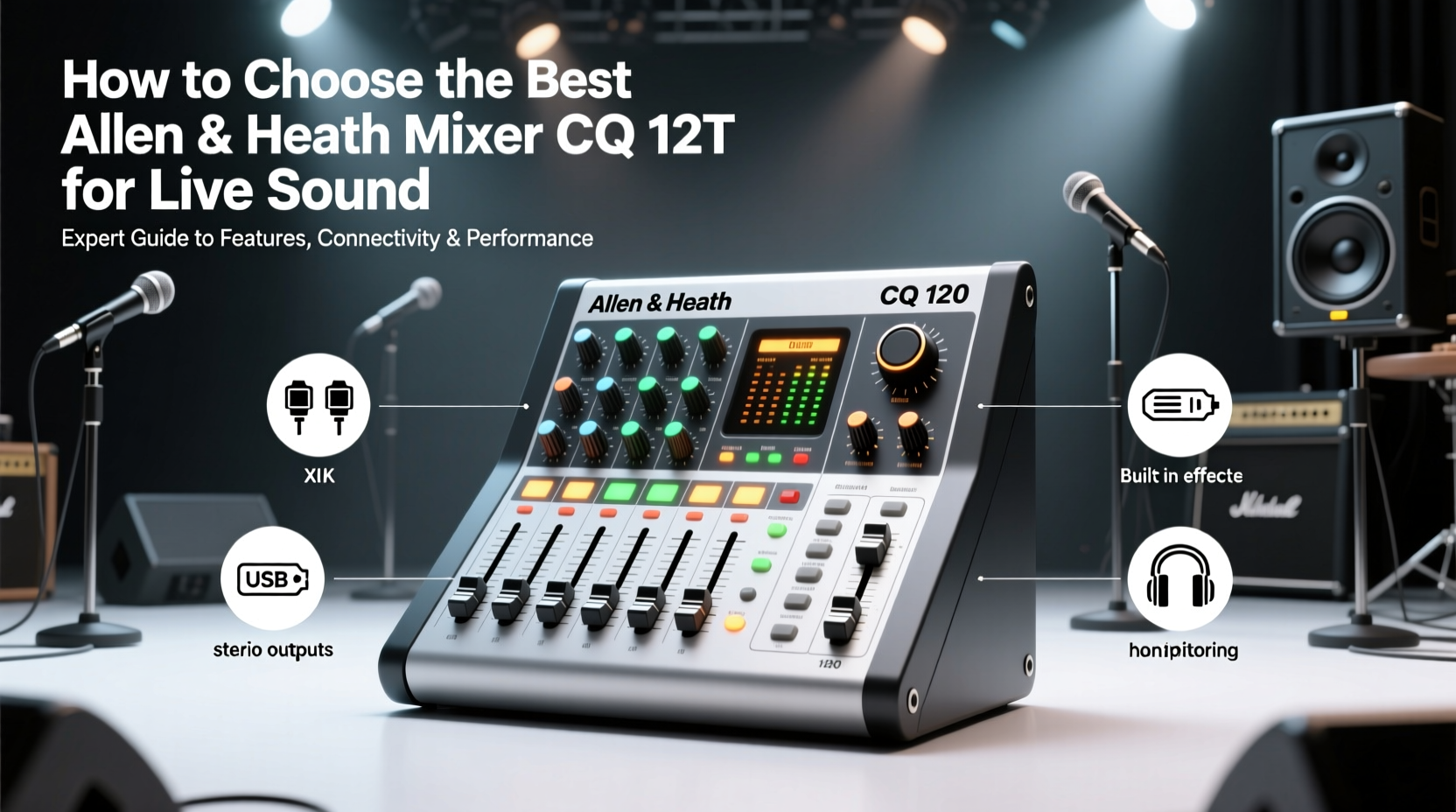 How to Choose the Best Allen & Heath Mixer CQ 12T for Live Sound