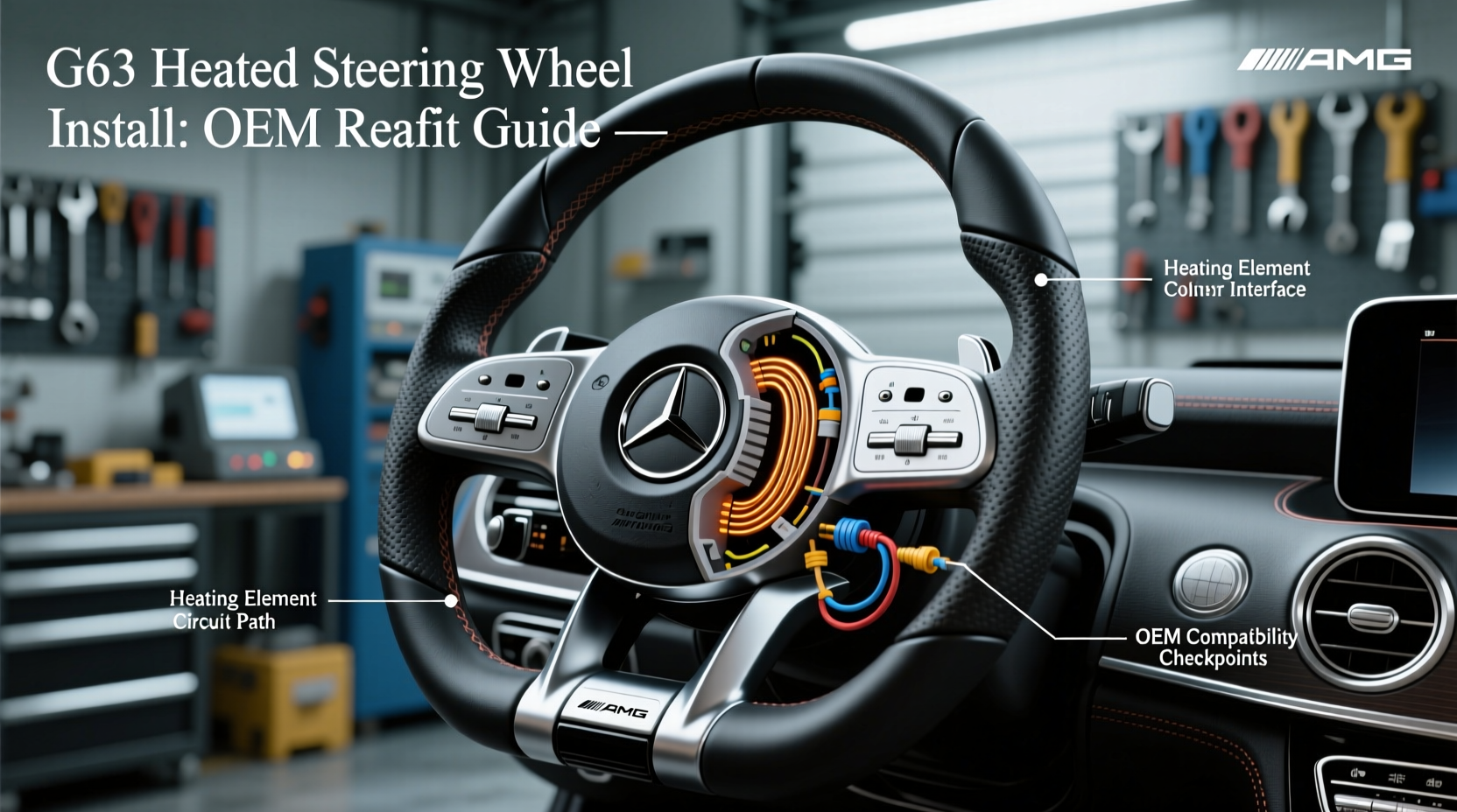 G63 Heated Steering Wheel Install: OEM Retrofit Guide