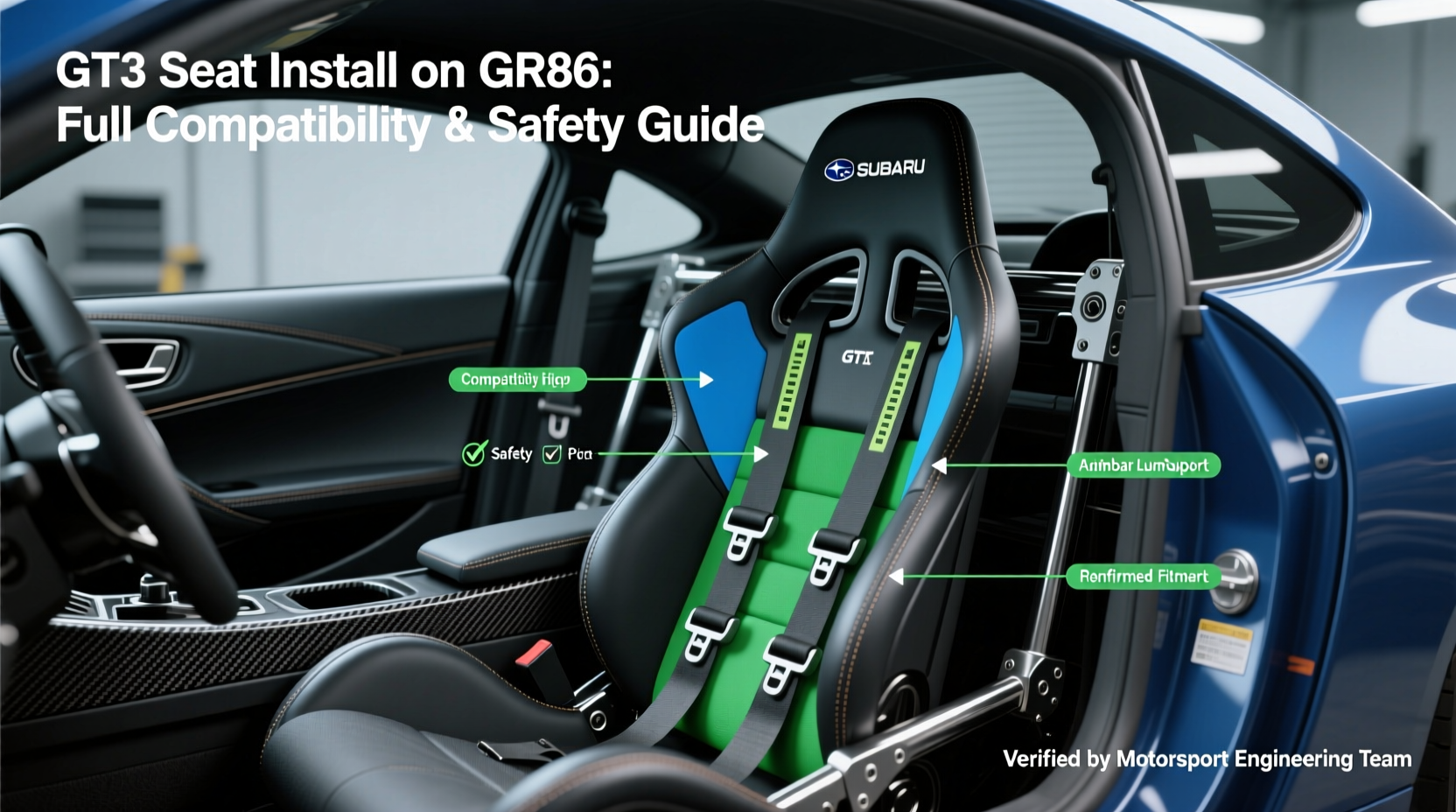 GT3 Seat Install on GR86: Full Compatibility & Safety Guide