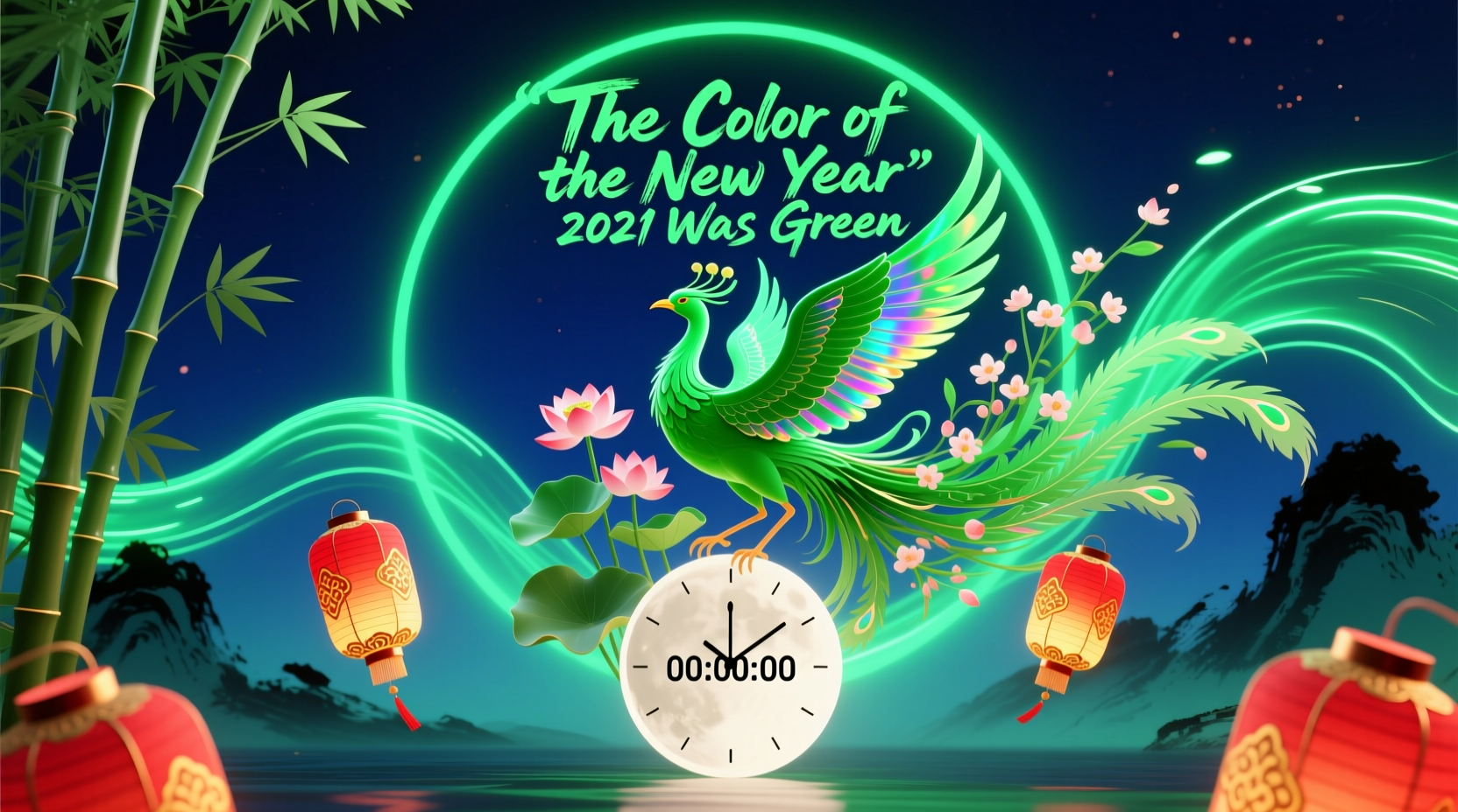 The Color of the New Year 2021 Was Green