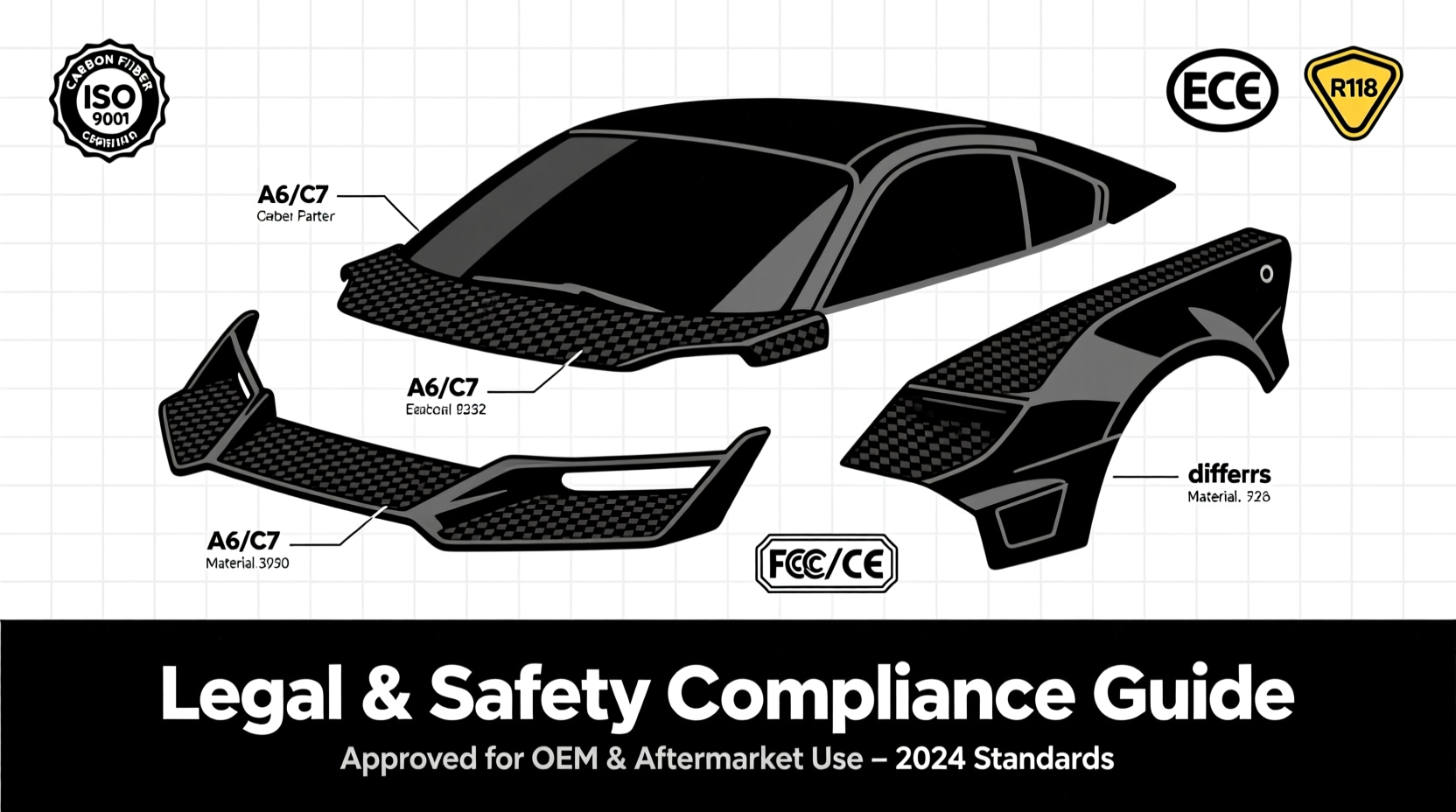 A6 C7 Carbon Fiber Parts: Legal & Safety Compliance Guide