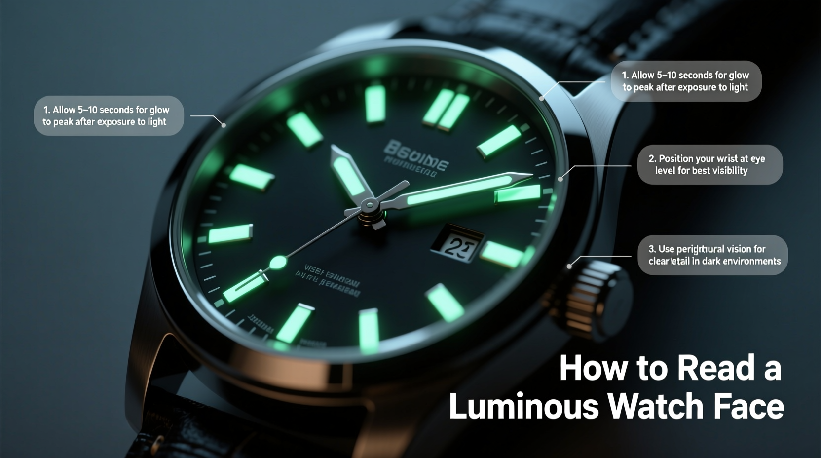 How To Easily Read A Luminous Watch Face Tips For Clear Timekeeping In ...