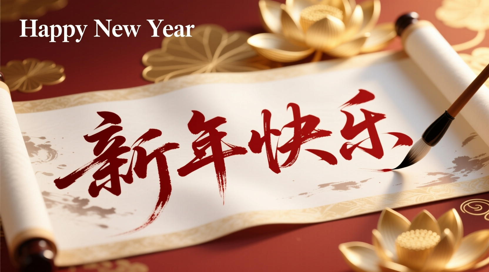 How to Write Happy New Year in Chinese Mandarin
