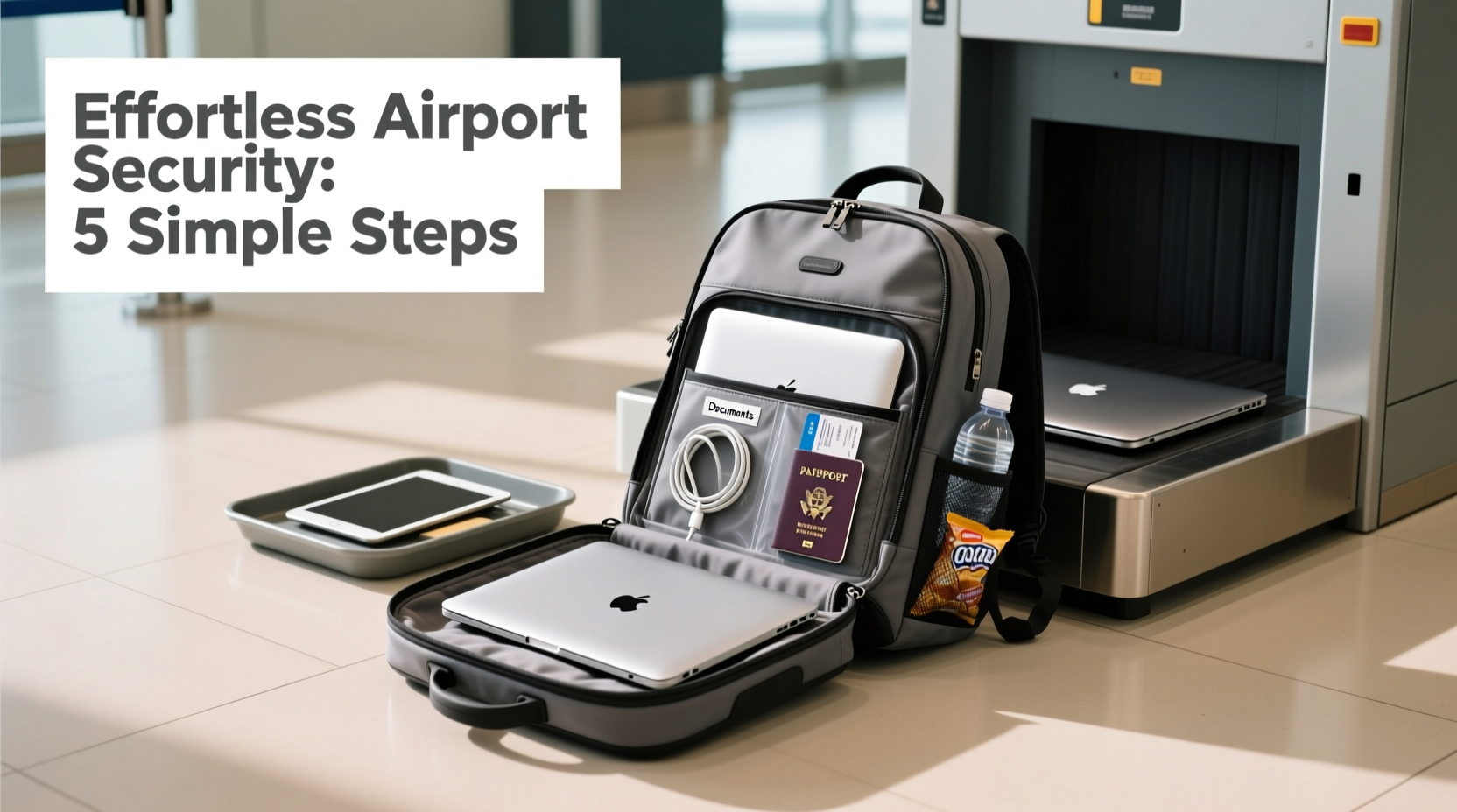 Effortless Laptop Backpack Packing For Airport Security A Step By Step ...