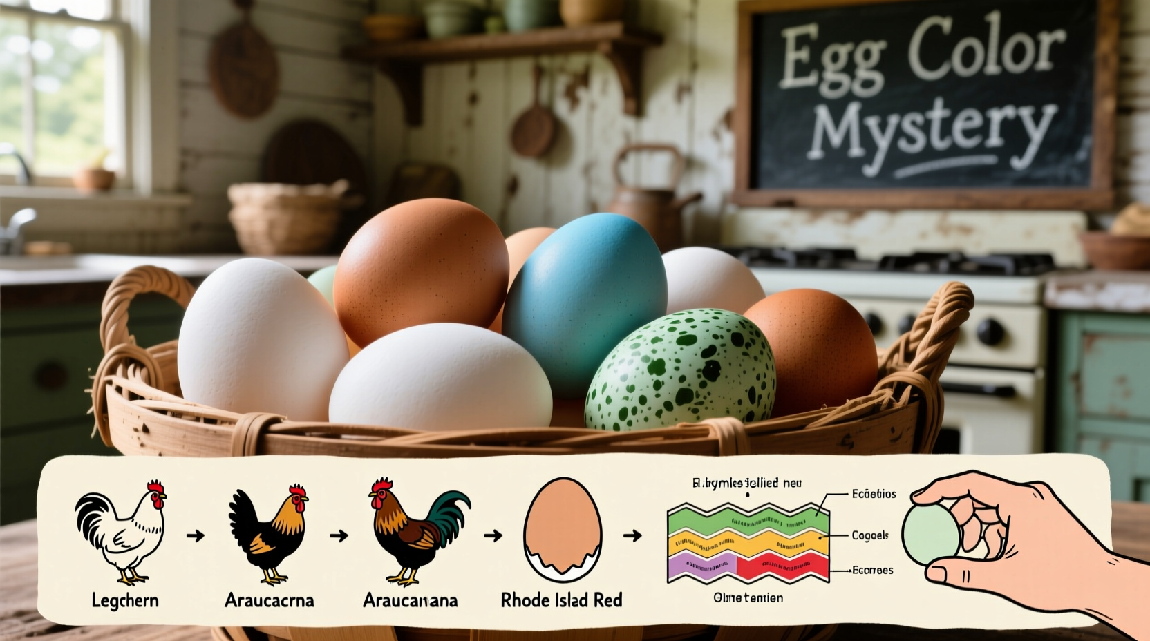 Egg Color Mystery Why Do Farm Fresh Eggs Have Different Colors