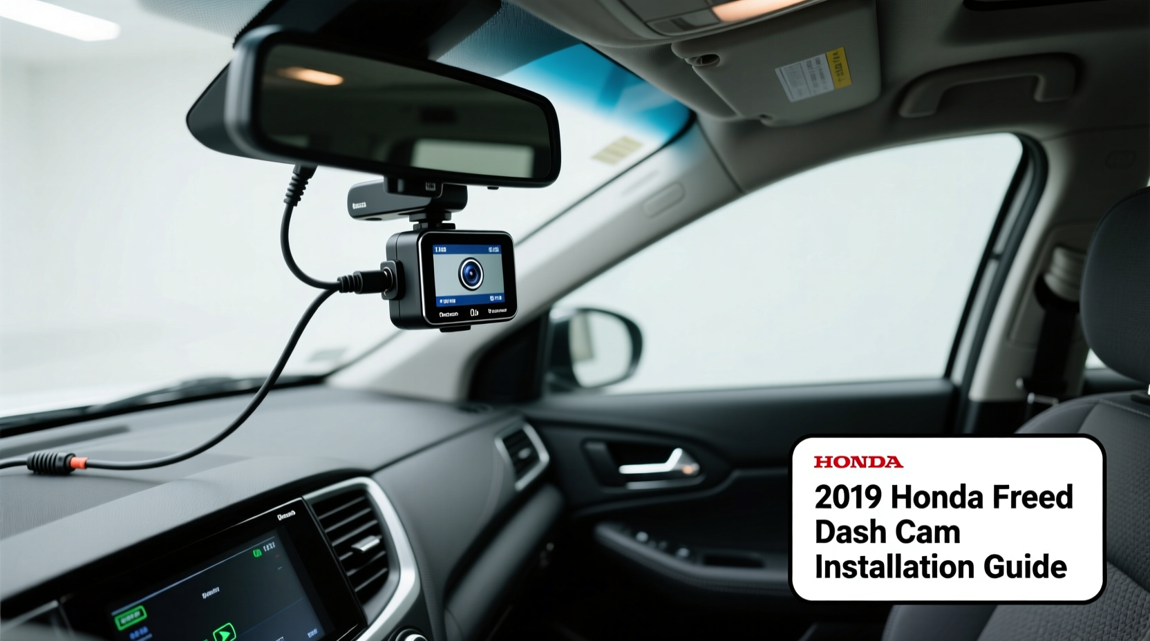 2019 Honda Freed Dash Cam Installation Guide