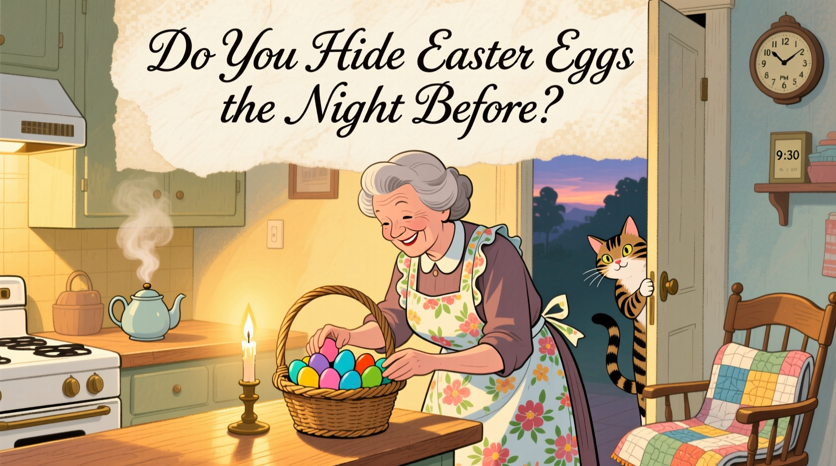 Do You Hide Easter Eggs the Night Before?