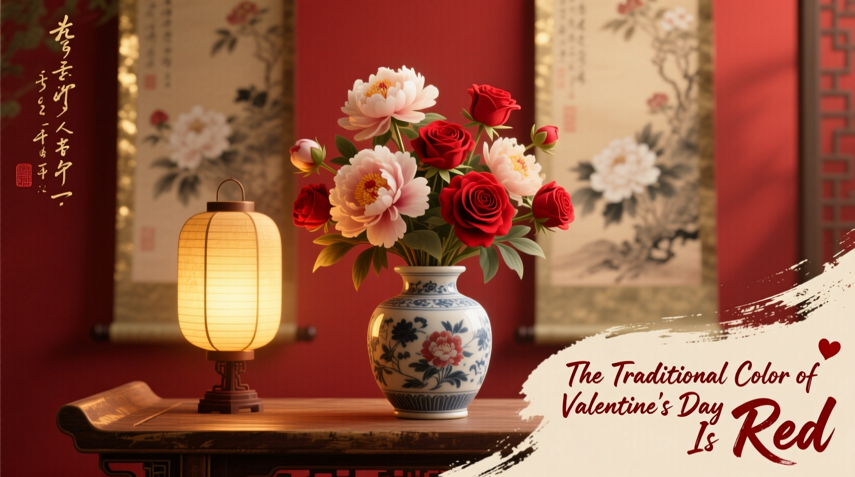 The Traditional Color of Valentine's Day Is Red