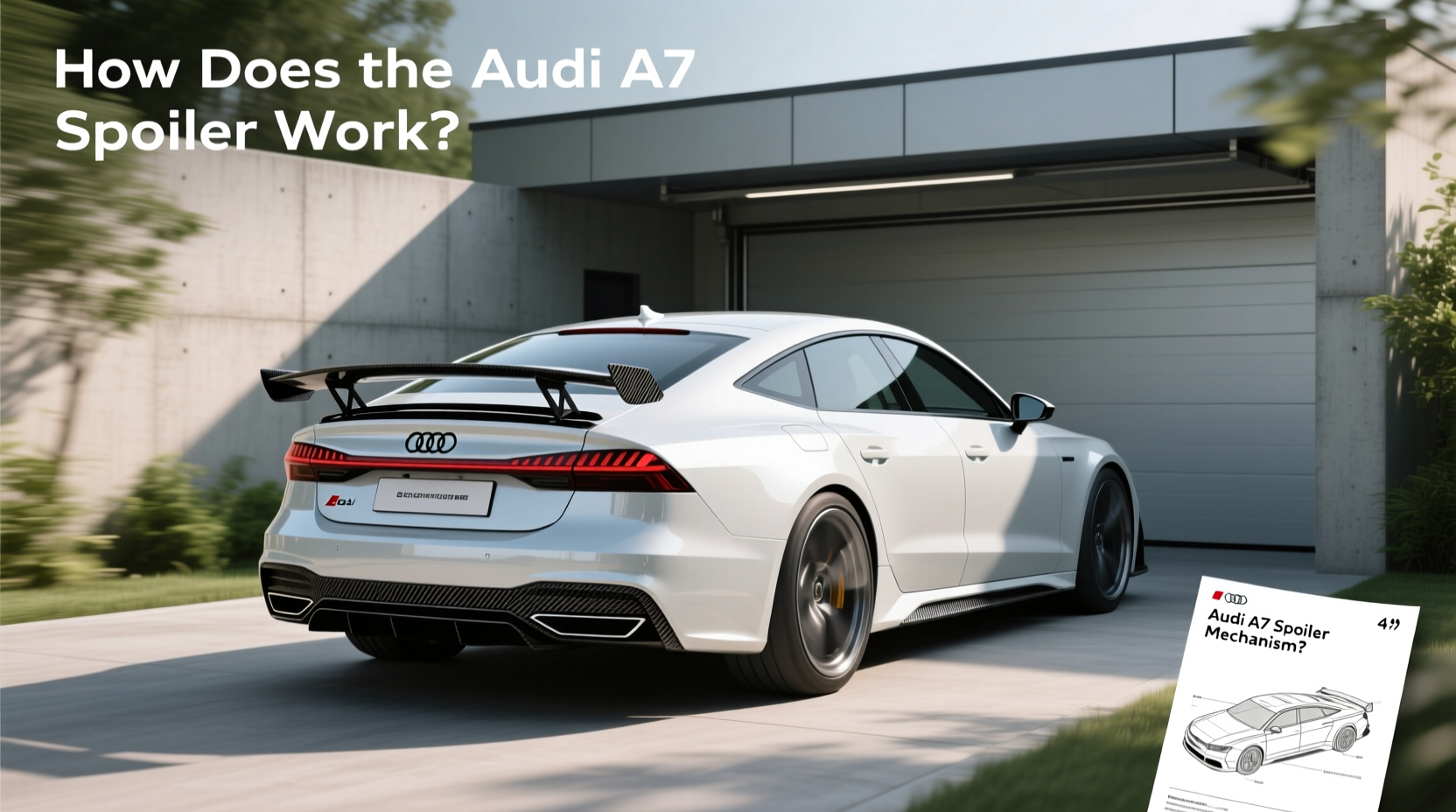 audi a7 spoiler,How does the Audi A7 spoiler work? buying guide