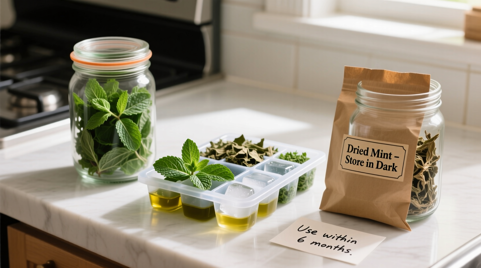 How to Store Mint Leaves Long Term