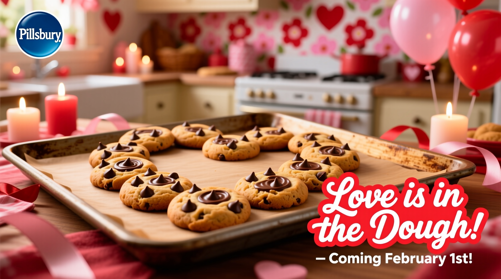 Pillsbury Valentine's Day Cookies Release Date
