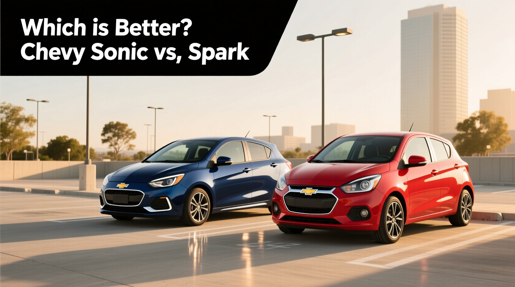 Chevy Spark vs Sonic Hatchback Guide