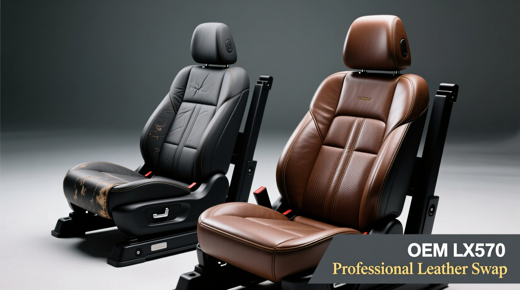 OEM LX570 Leather Seats vs Professional Leather Seat Swap