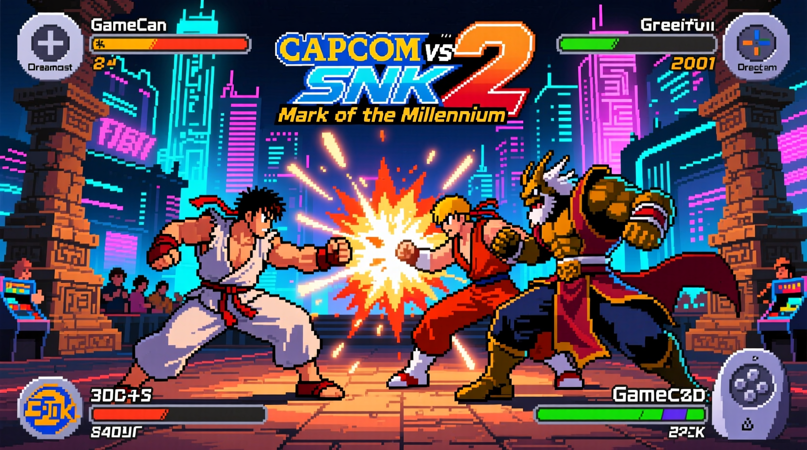 Capcom Vs Snk 2 On Gamecube Is It Better Than The Dreamcast Version And ...
