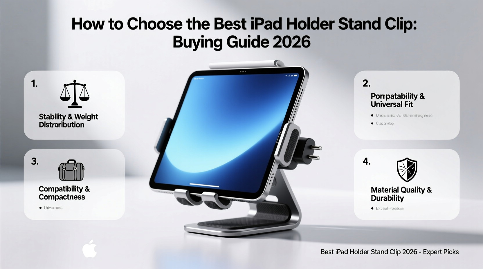How to Choose the Best iPad Holder Stand Clip: Buying Guide 2026