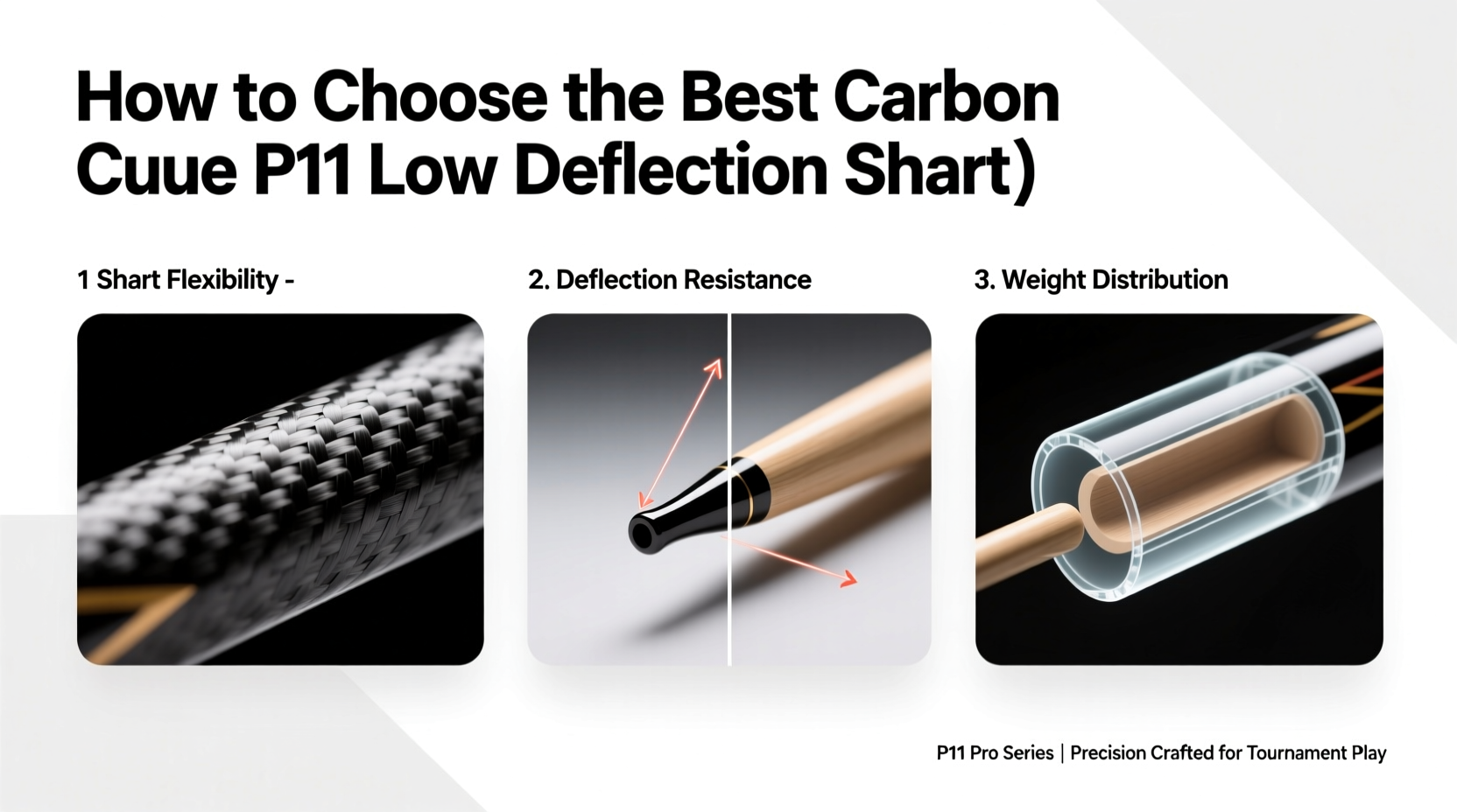 How to Choose the Best Carbon Cue P11 Low Deflection Shaft