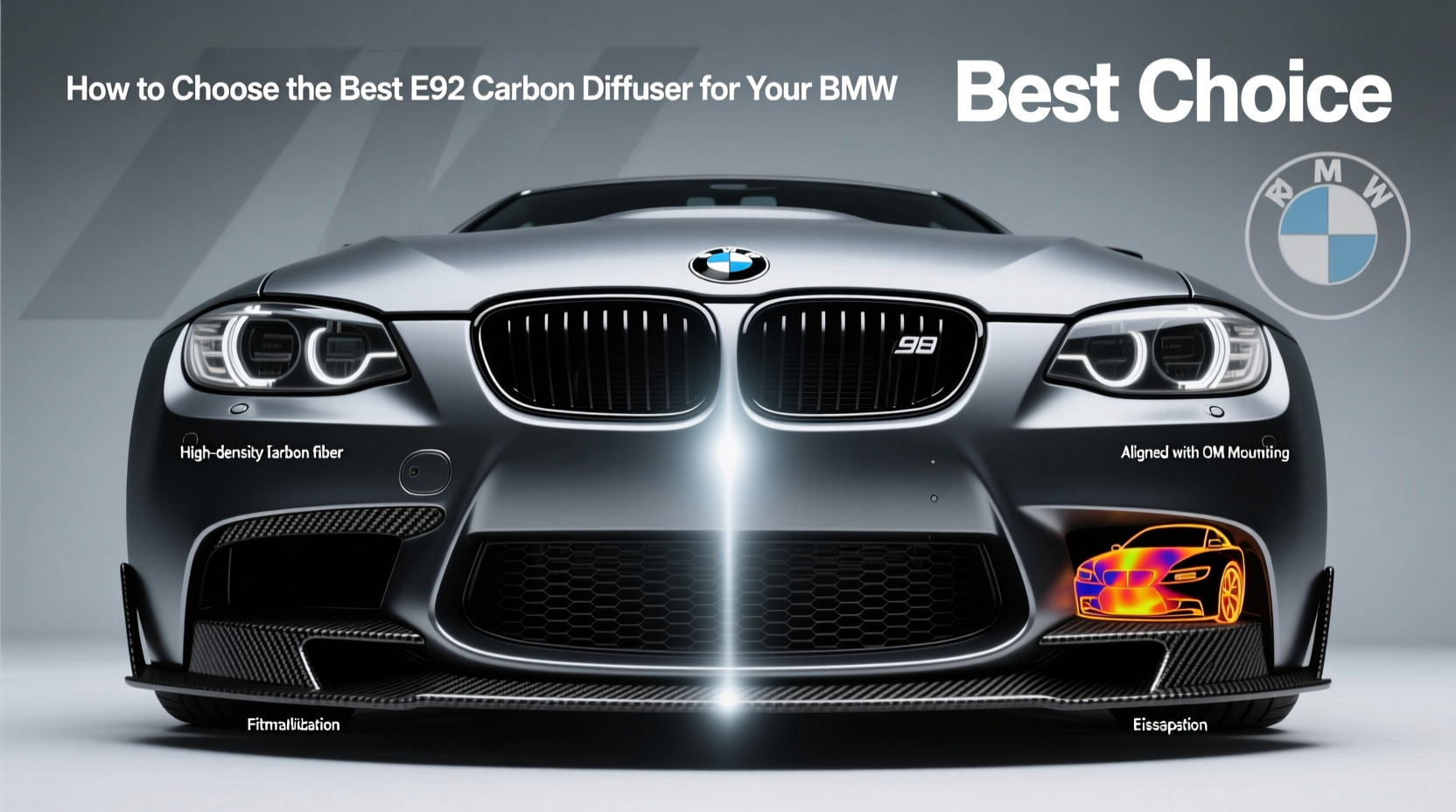 How to Choose the Best E92 Carbon Diffuser for Your BMW