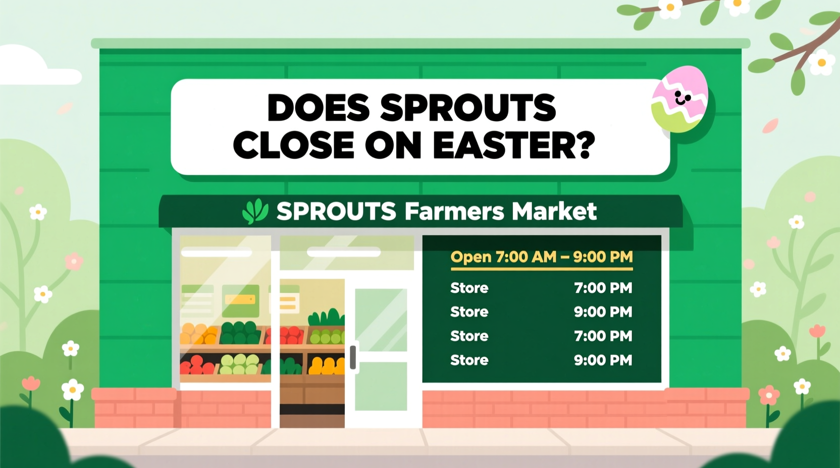 Sprouts Easter Hours 2023