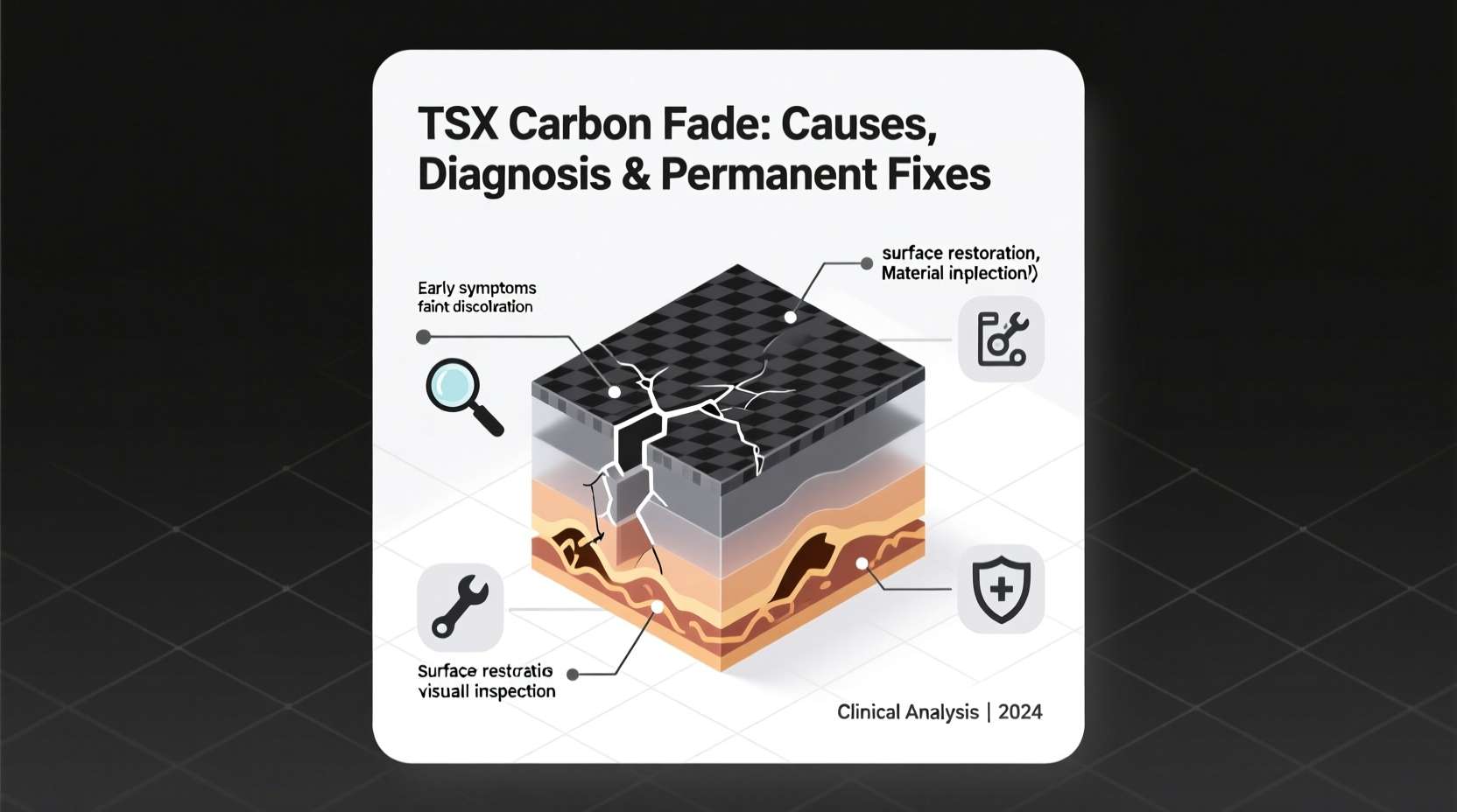 TSX Carbon Fade: Causes, Diagnosis & Permanent Fixes