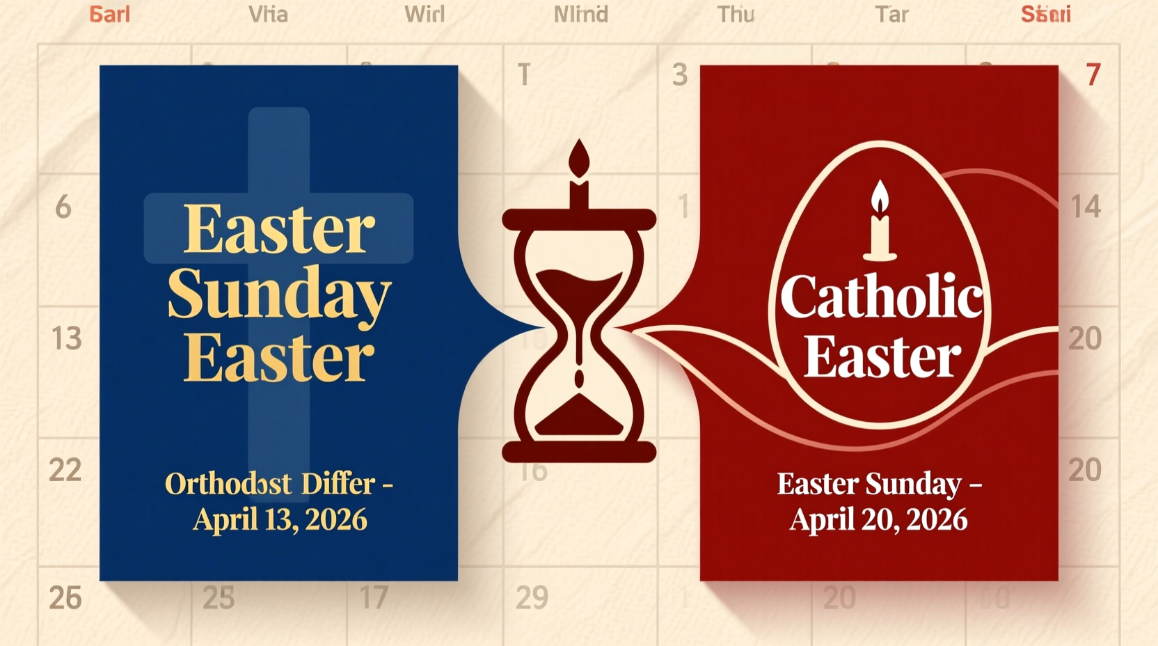 Orthodox and Catholic Easter Dates in 2026 Differ