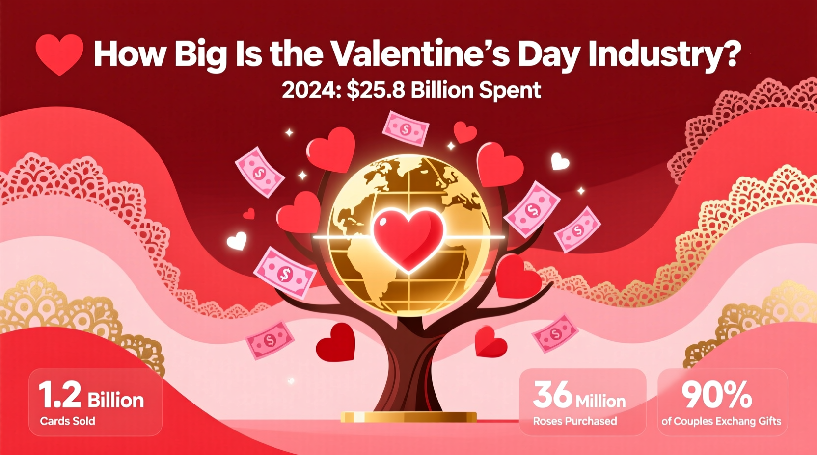 How Big Is the Valentine's Day Industry? $25.8 Billion Spent