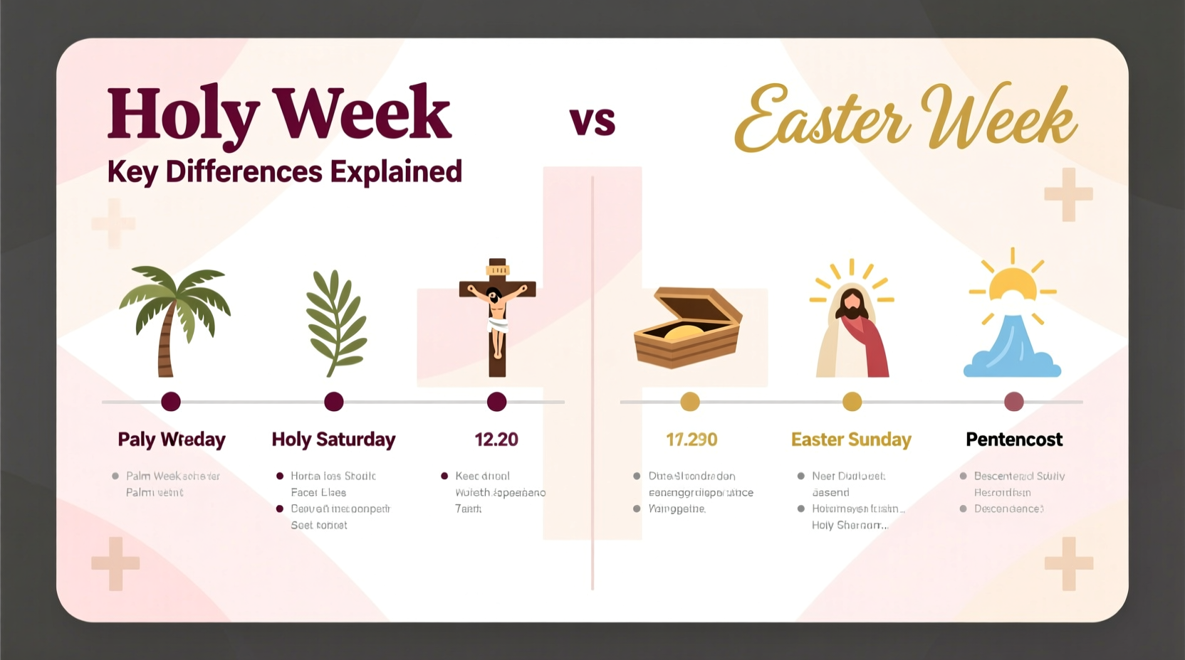 Holy Week vs Easter Week: Key Differences Explained