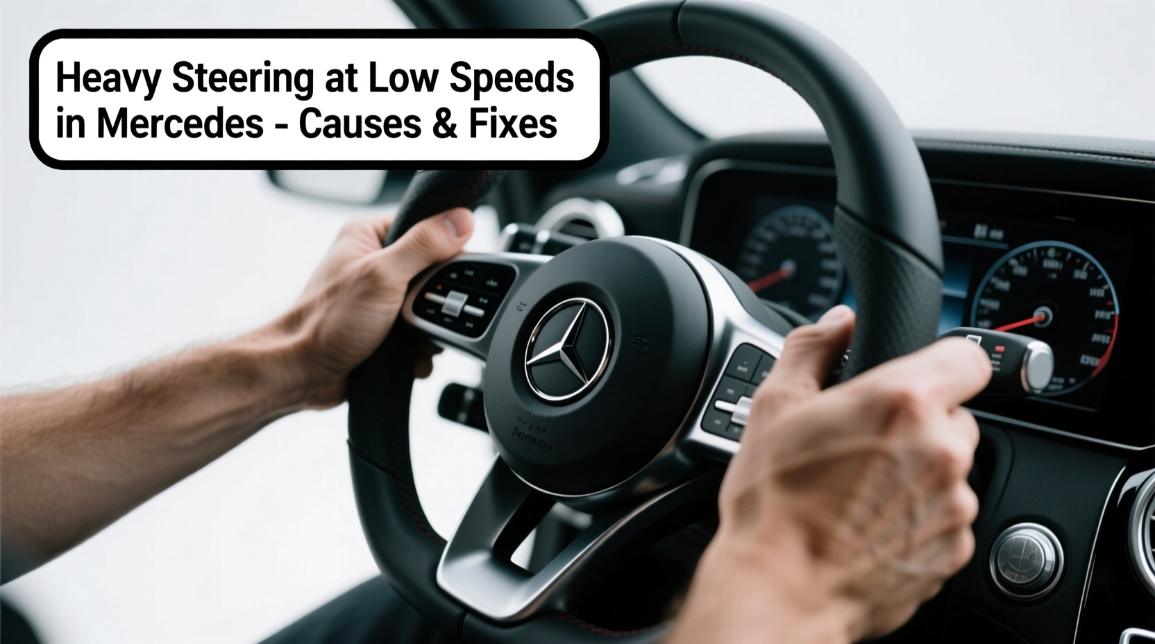 Heavy Steering at Low Speeds in Mercedes: Causes & Fixes