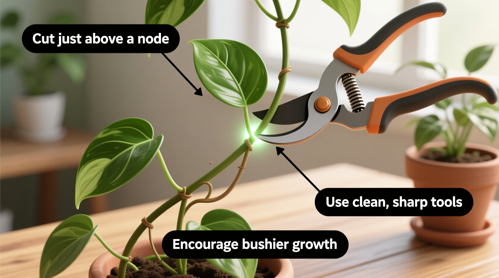 How to Prune a Pothos Plant Properly