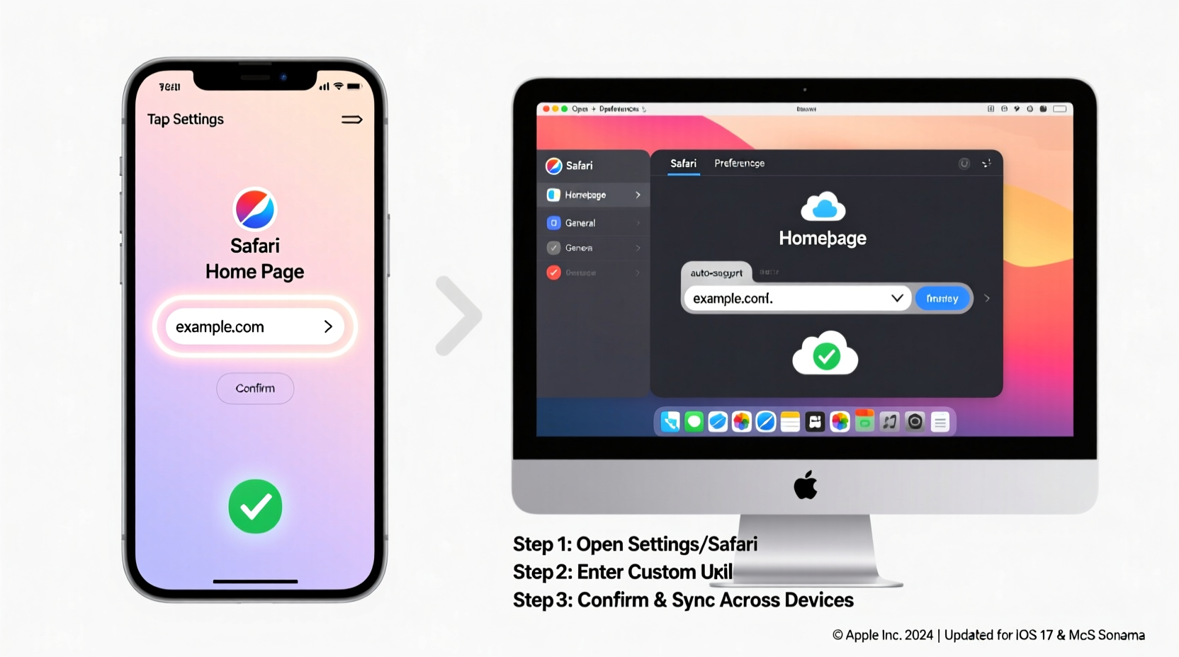 Step By Step Guide To Setting A Custom Opening Page In Safari Across ...