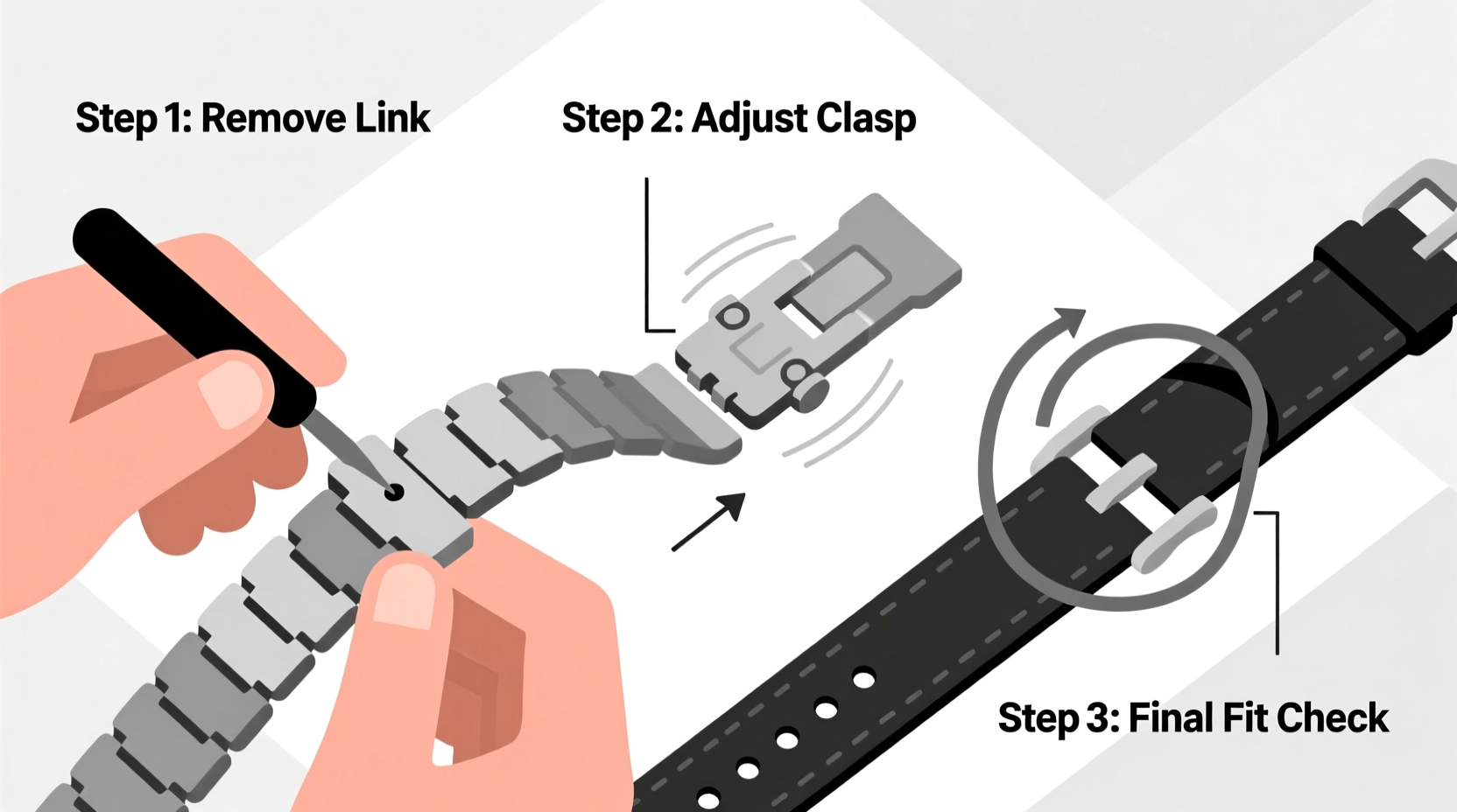 Simple And Effective Methods To Reduce Your Watch Strap For A Perfect Fit