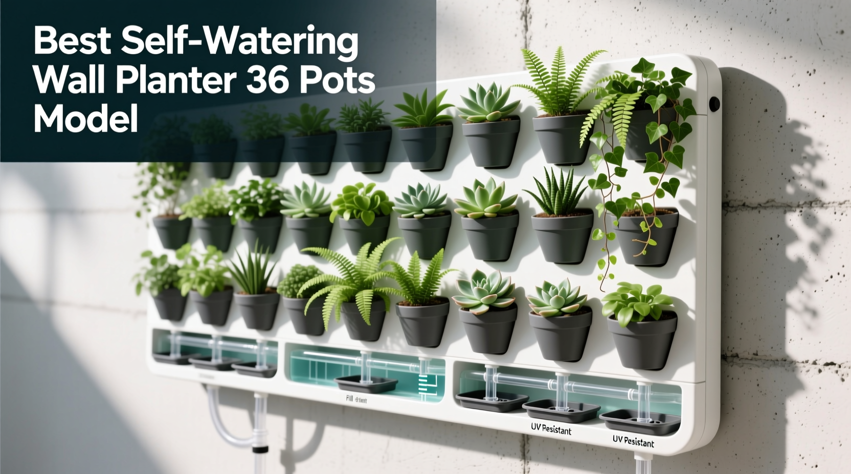 How to Choose the Best Self Watering Wall Planter 36 Pots Model