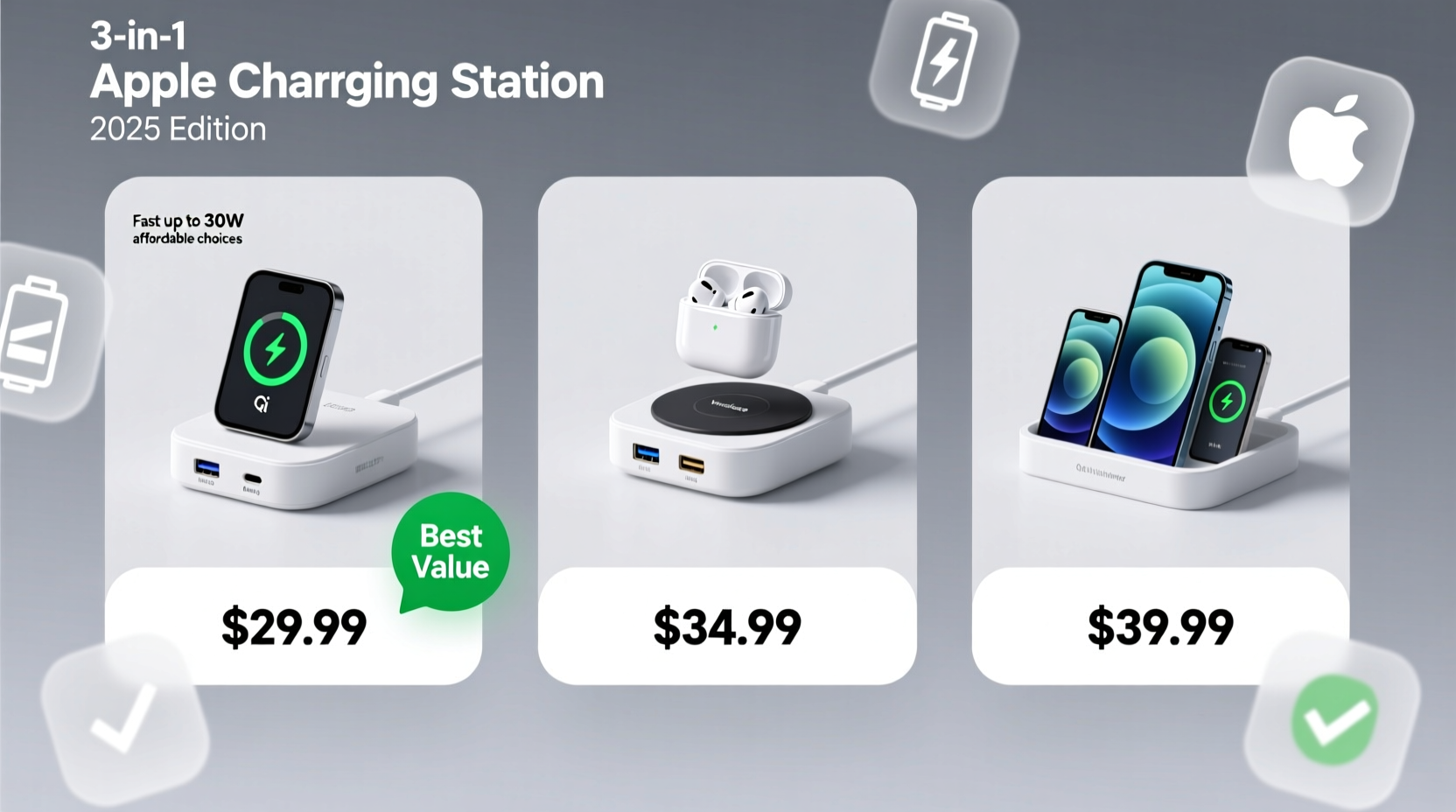 Affordable Choices For The Best 3 In 1 Apple Charging Station In 2025