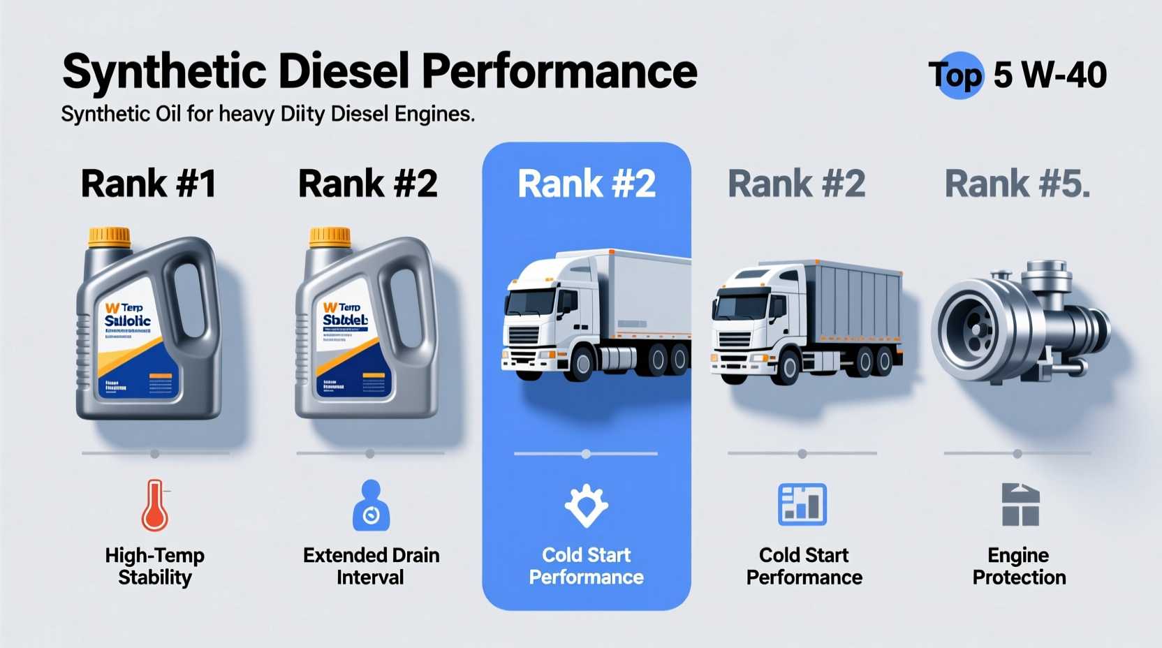 Reliable Choices For Best 5w40 Synthetic Diesel Oil And Engine Parts