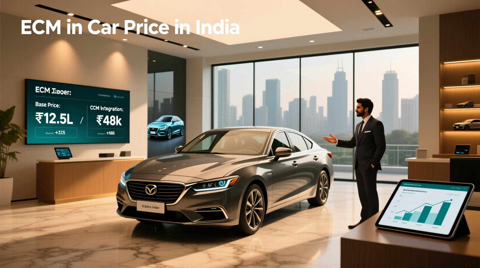 What Is the Average ECM in Car Price in India?