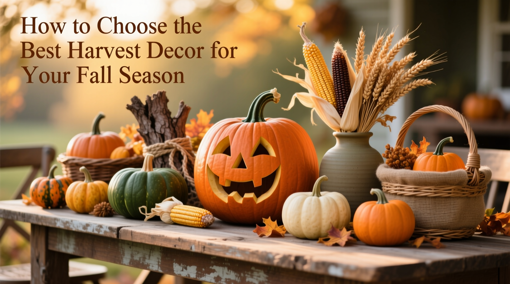How to Choose the Best Harvest Decor for Your Fall Season