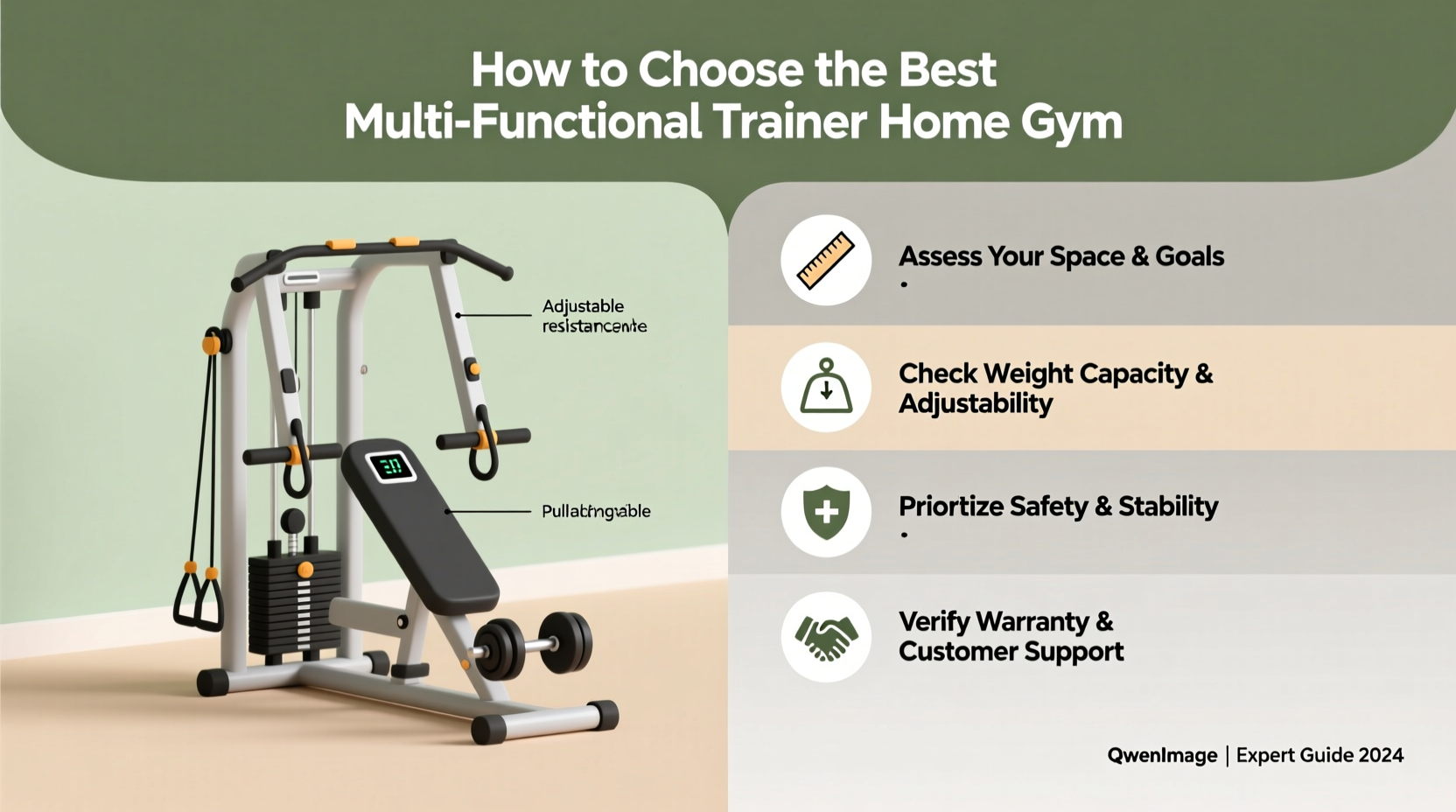 How to Choose the Best Multi Functional Trainer Home Gym