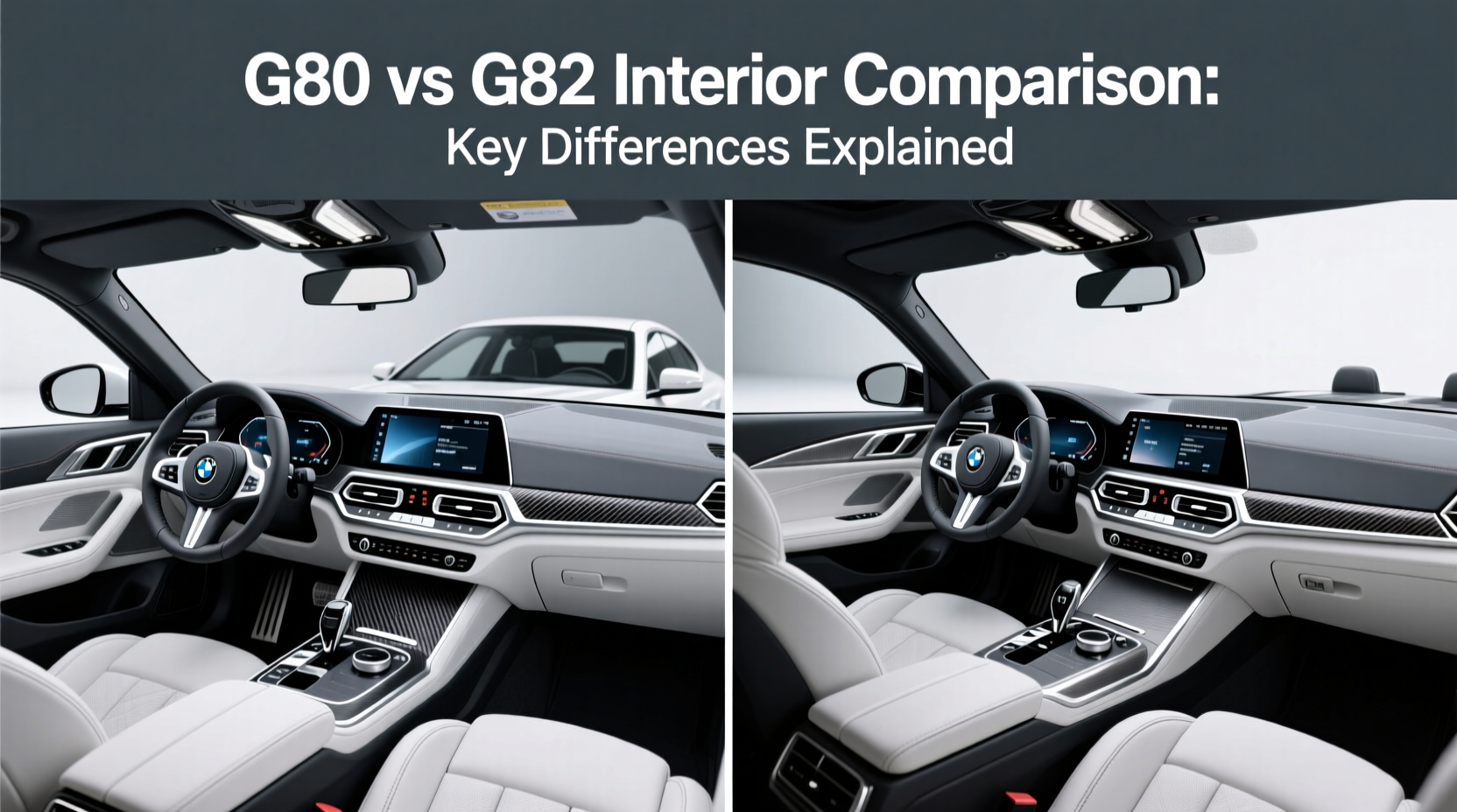 G80 vs G82 Interior Comparison: Key Differences Explained