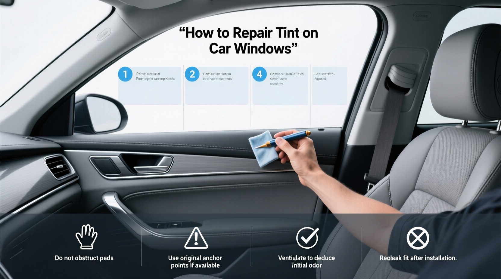 How to Repair Tint on Car Windows: Buying Guide & How to Choose