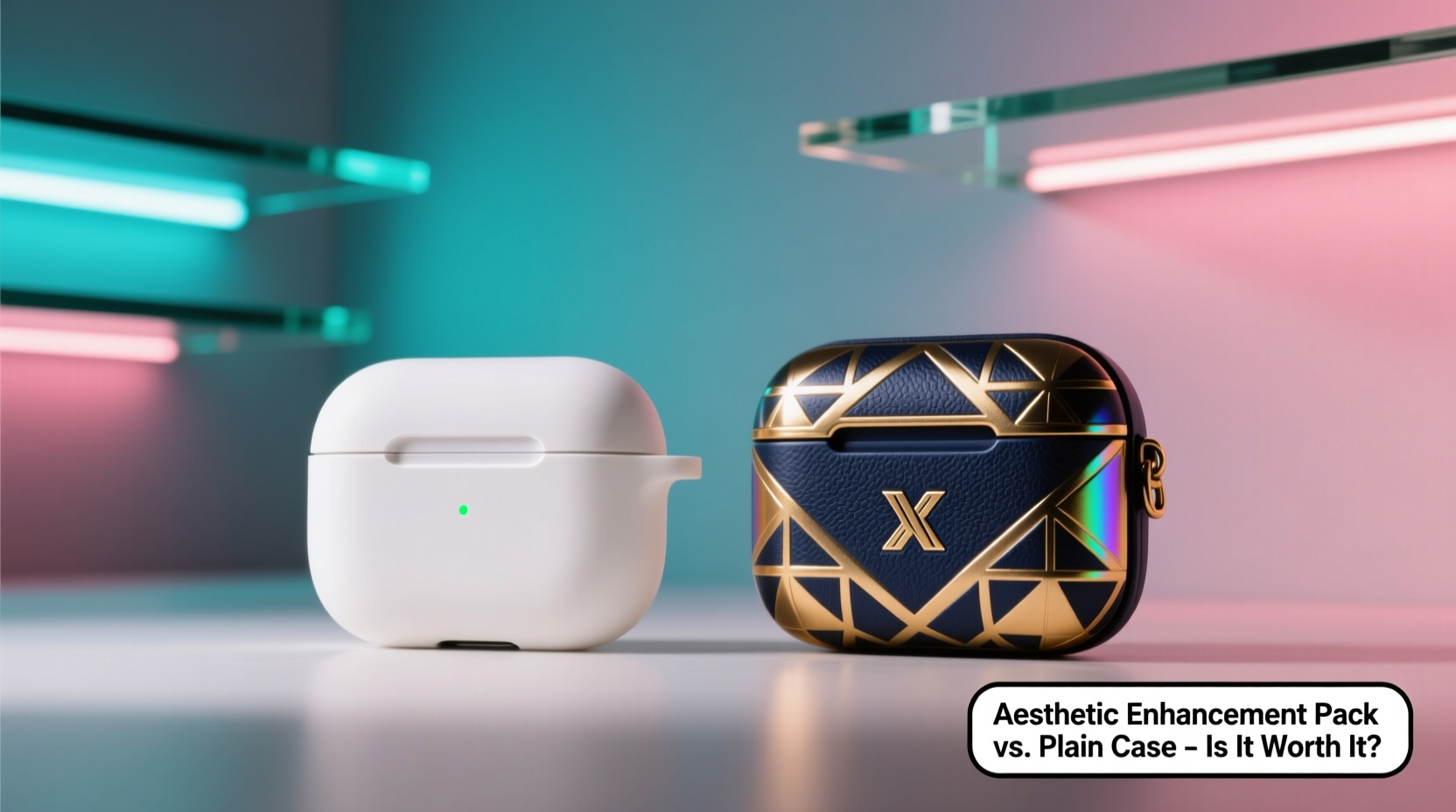 Airpods Aesthetic Enhancement Pack Vs Plain Airpods Case Is It Worth ...